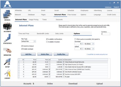 Hotel WiFi - Antamedia Bandwidth Manager